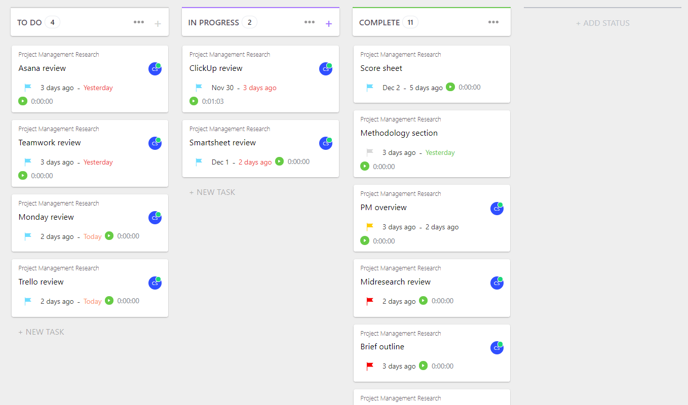 Best Project Management Software Compared by Crazy Egg
